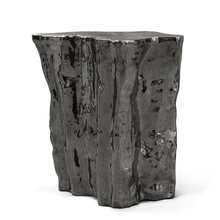 Heaven Black Low Ceramic Side Table For Sale at 1stDibs