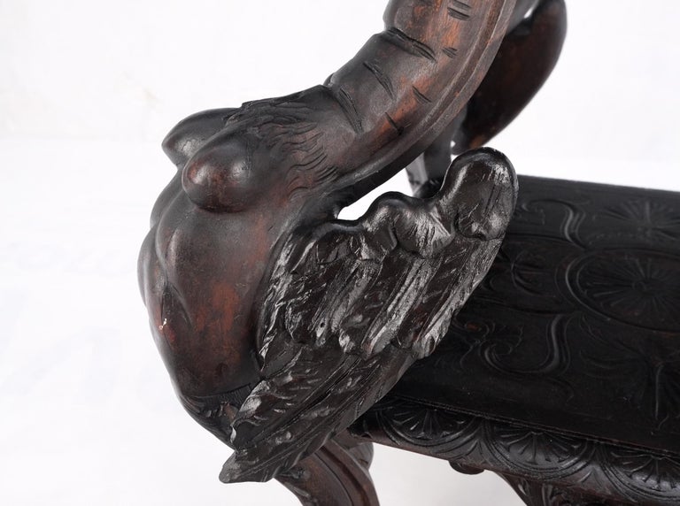 Heavily Carved Japanese Asian Dragon Motive Heavily Carved Two Tier ...