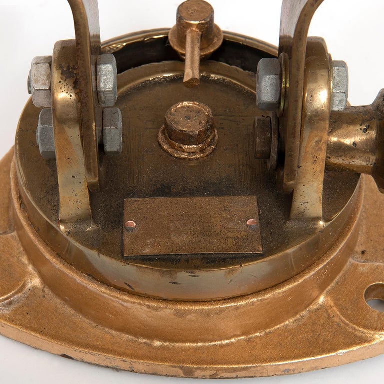 Heavy Brass Ship Light, Rare and Beautiful Object of History with Super ...