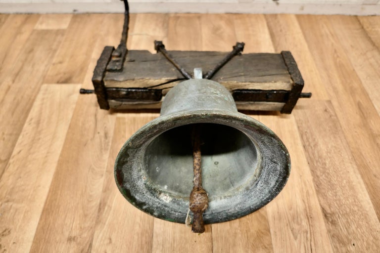 Heavy Bronze Bell, Tower Bell For Sale at 1stDibs