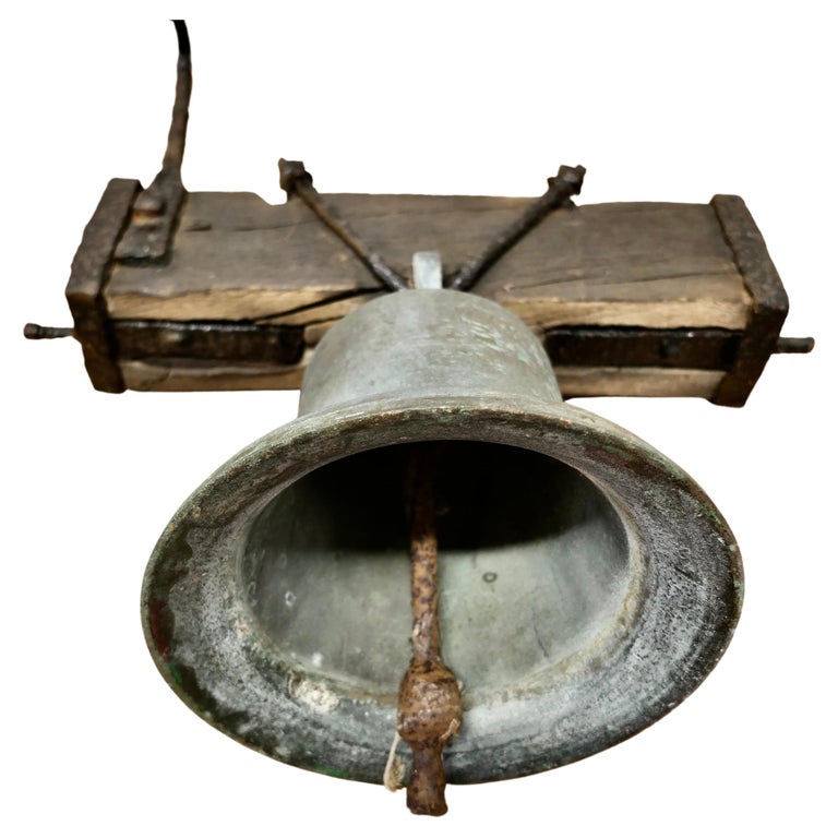 Heavy Bronze Bell, Tower Bell For Sale at 1stDibs