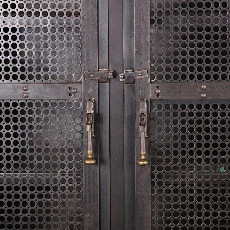 Industrial Heavy Gauge Steel Two Door Welded and Riveted Cabinet ...
