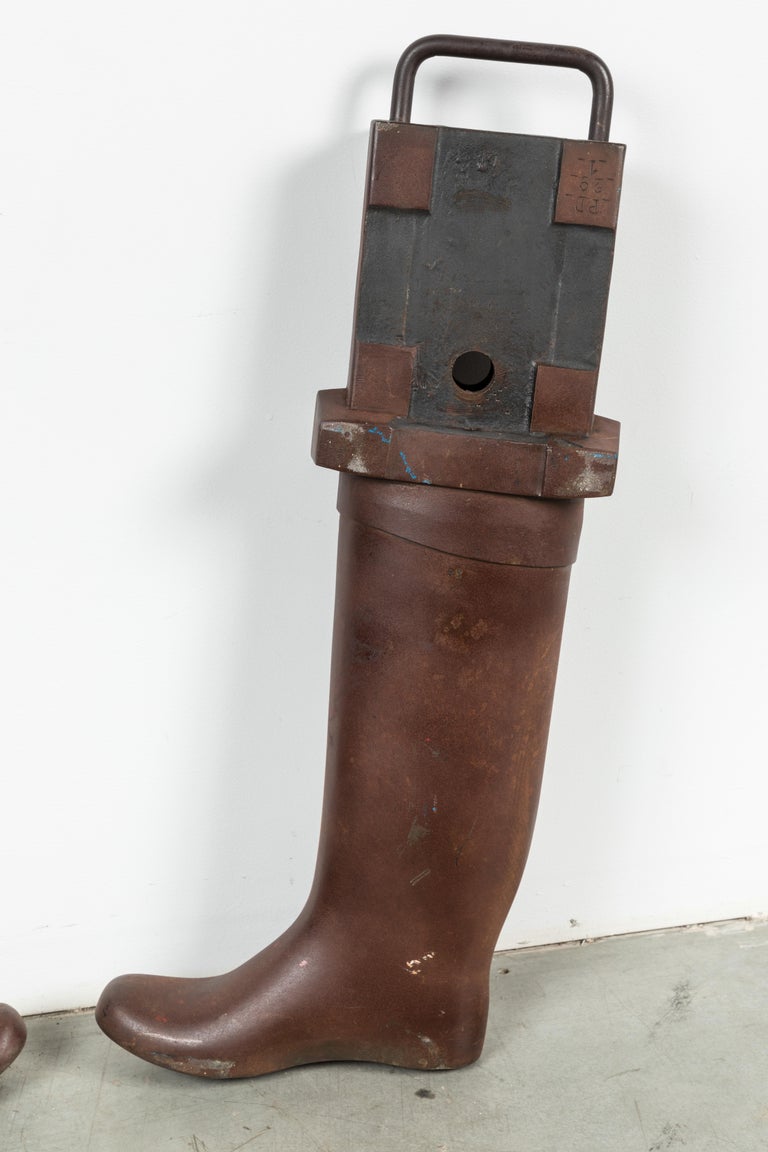 Heavy Iron Industrial Work Boots Factory Molds For Sale at 1stDibs