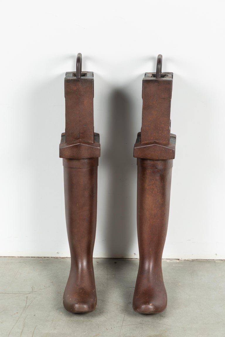 Heavy Iron Industrial Work Boots Factory Molds For Sale at 1stDibs