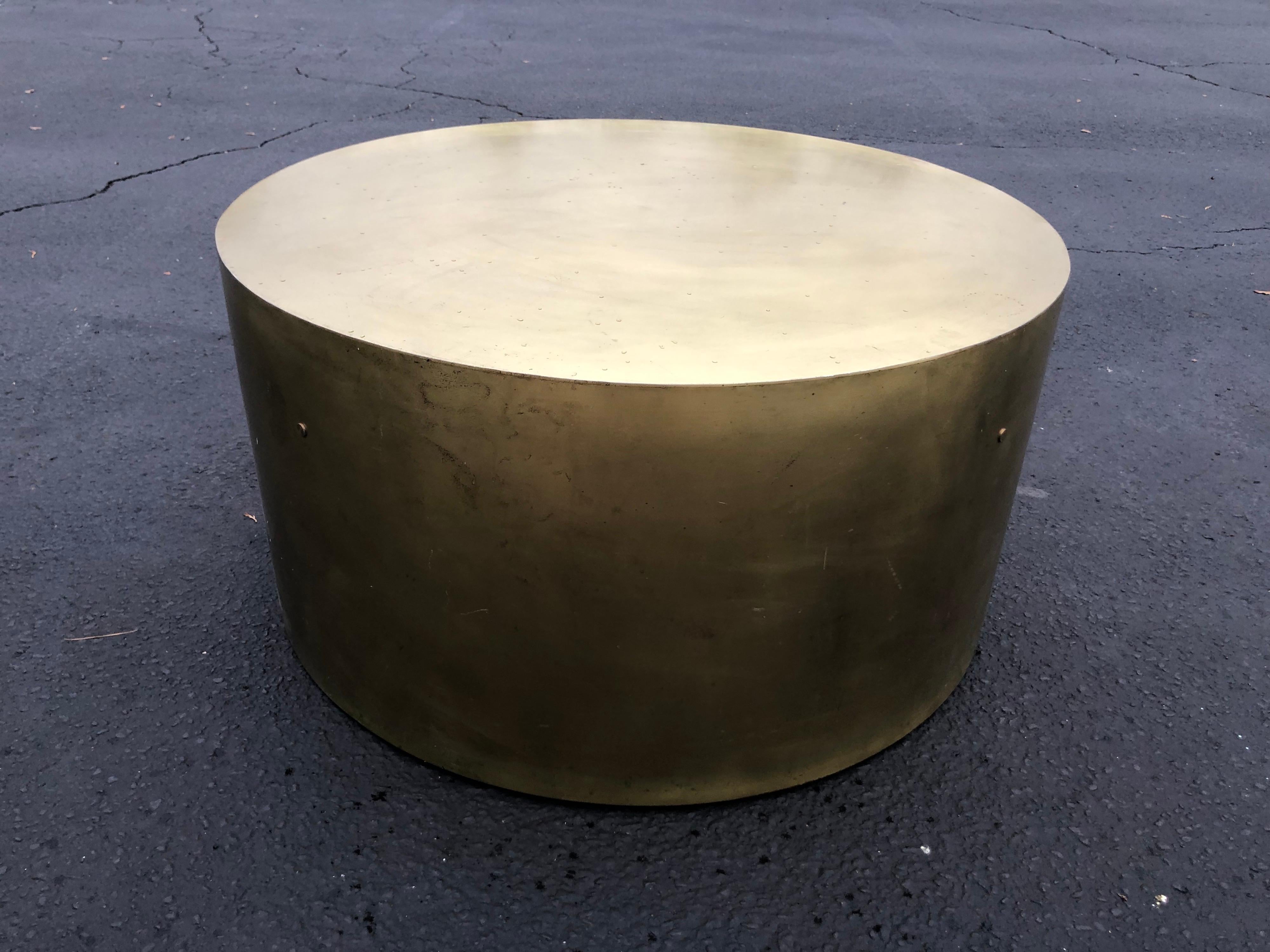 Heavy Metal Drum Coffee Table at 1stDibs