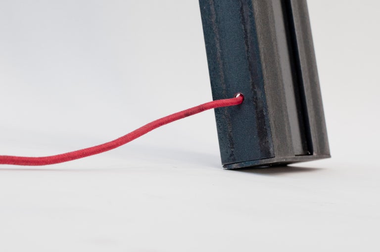 Heavy Metal Lamp For Sale at 1stDibs
