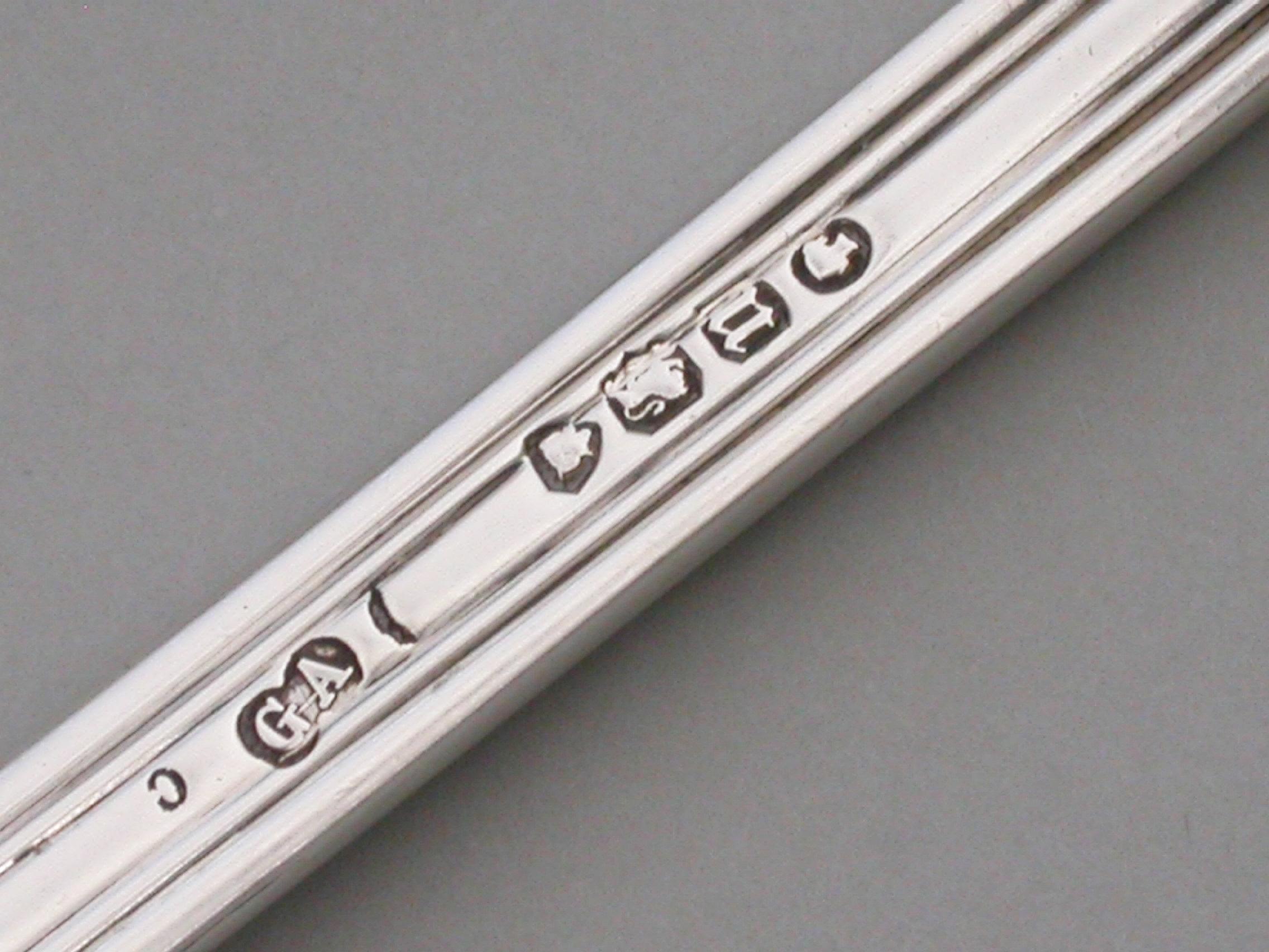 Heavy Victorian Silver 'New Gothic' Pattern Stilton Cheese Scoop, 1868 ...