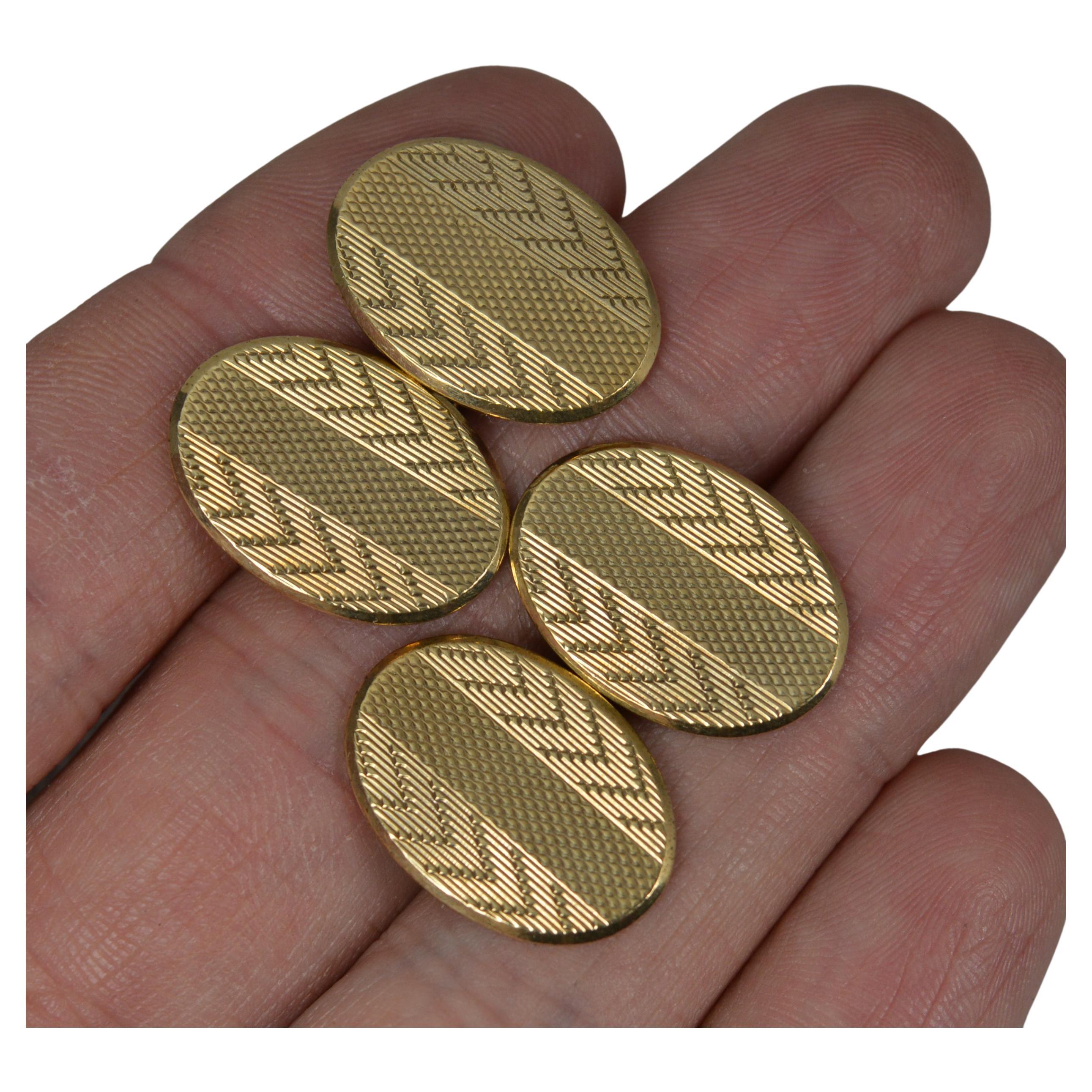 Rare Clogau Solid 9 Carat Gold Pair of Men's Cufflinks with Dragon ...
