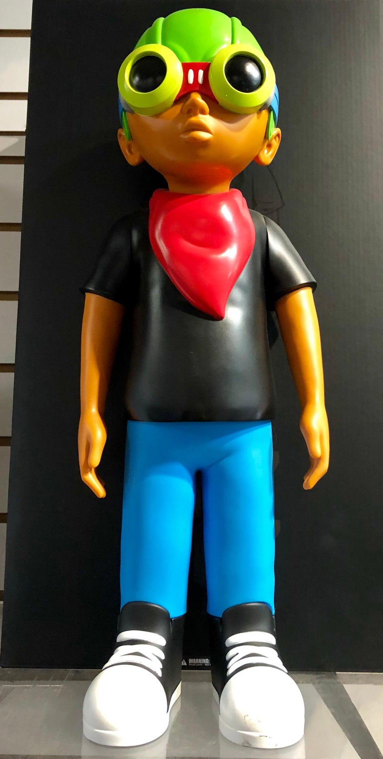 Hebru Brantley - Hebru Brantley Flyboy 2018 (Hebru Brantley art toy) at ...