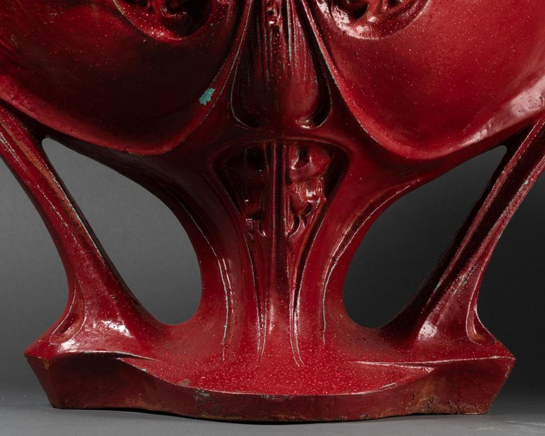 Hector Guimard '1867-1942, France : Paire De Jardinières En Fonte De ...