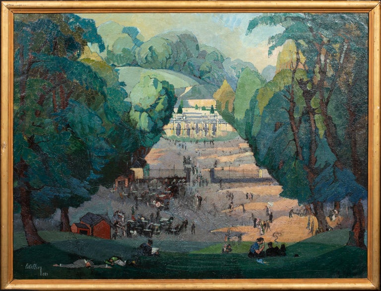 Hector LETELLIER - Paysage Parc de Saint Cloud (1929) by Hector ...