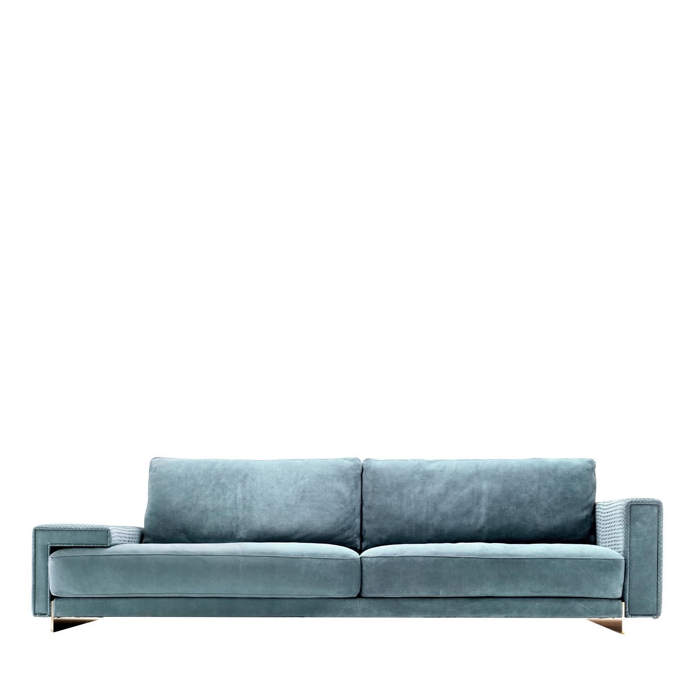Hector Mix Blue Sofa by Castello Lagravinese Studio For Sale at 1stDibs