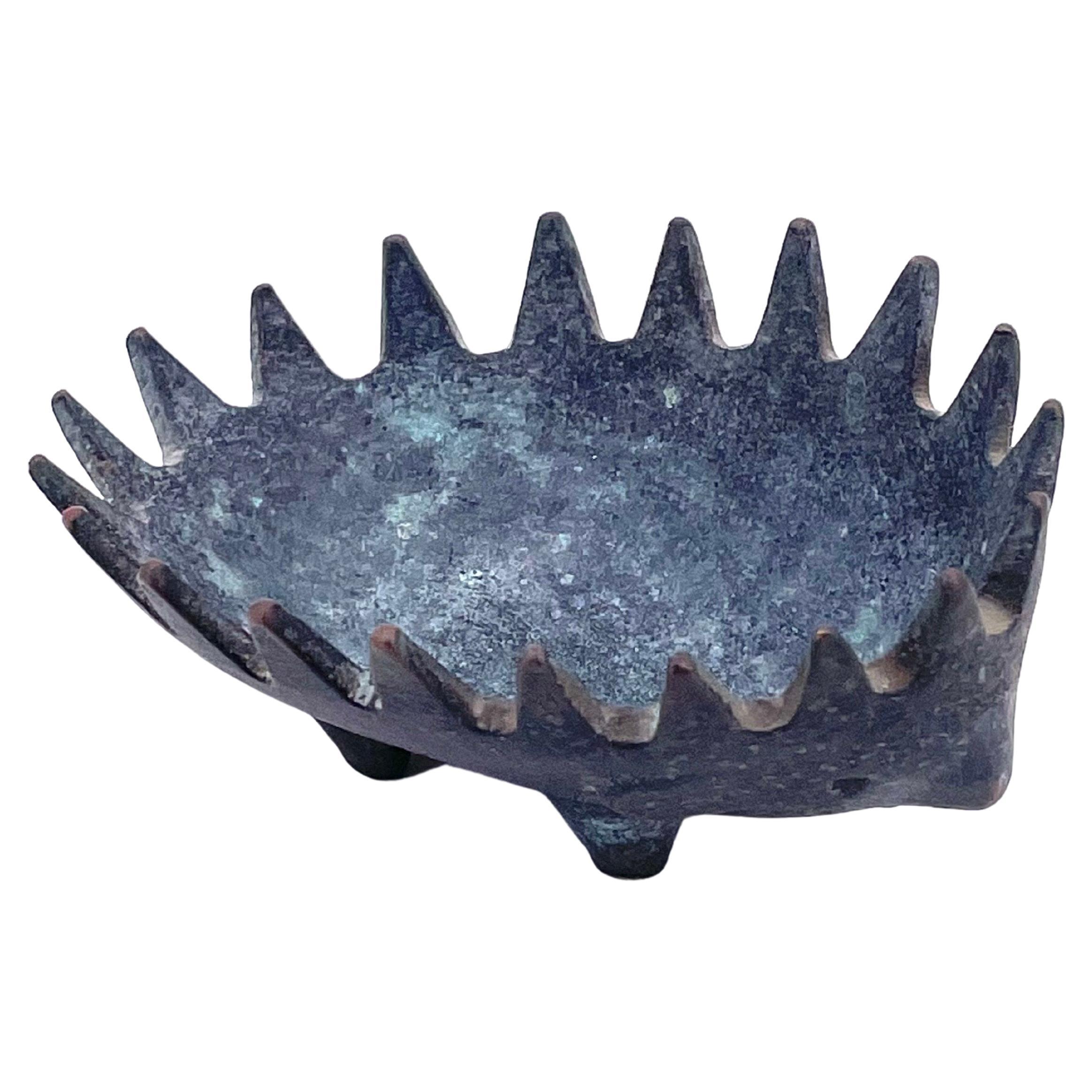 Walter Bosse, for Herta Baller, "Black gold line" Mouse in Bronze ...