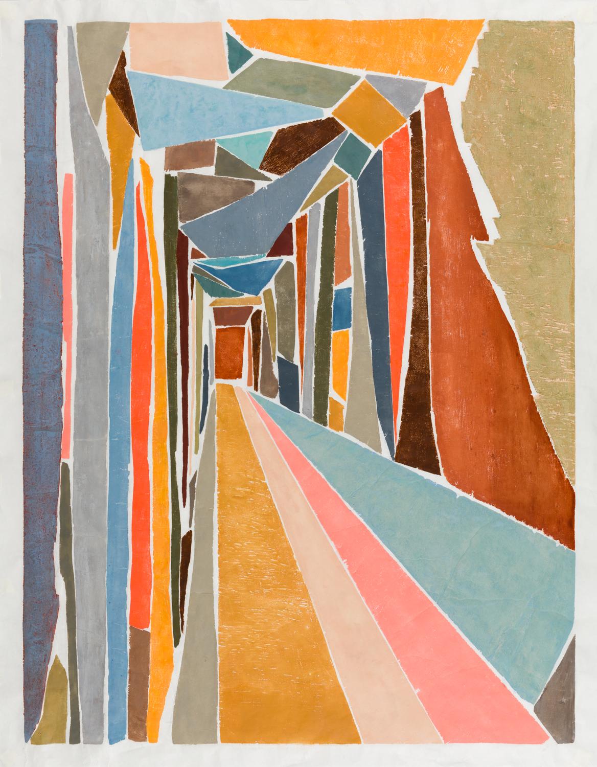 Otto Lange b.1879 - Tanzpaar unter Baeumen (Dancing Couple under Trees ...