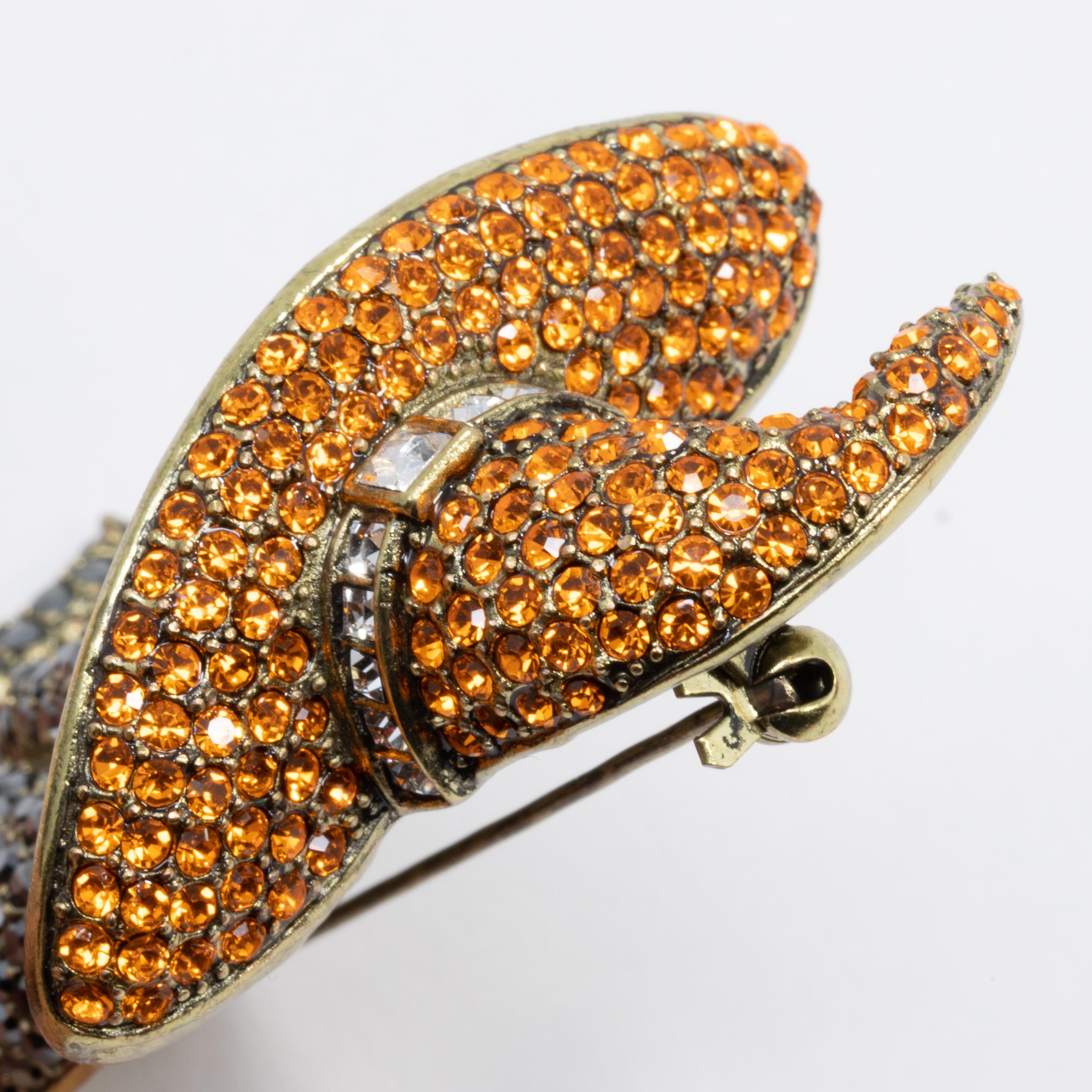 Heidi Daus Halloween Hocus Pocus Crystal Accented Witch Hat Cat Pin ...