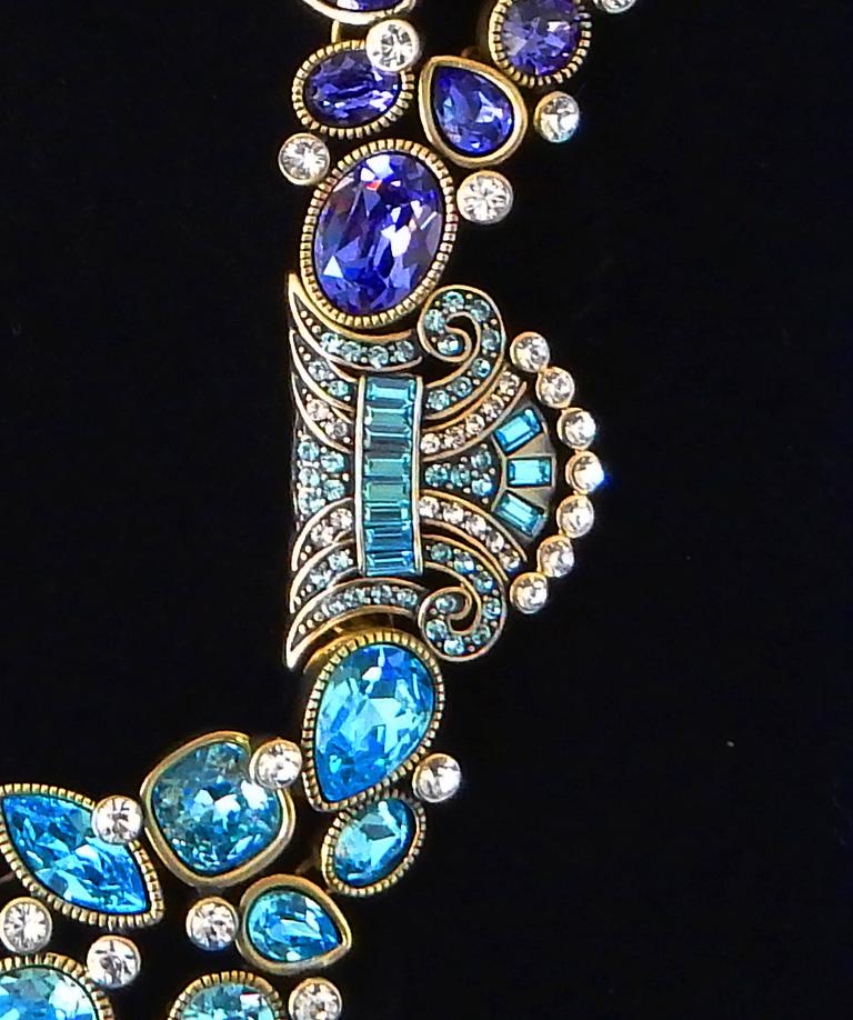 Heidi Daus "invitation Only" Art Deco Jeweled Necklace For Sale at 1stDibs