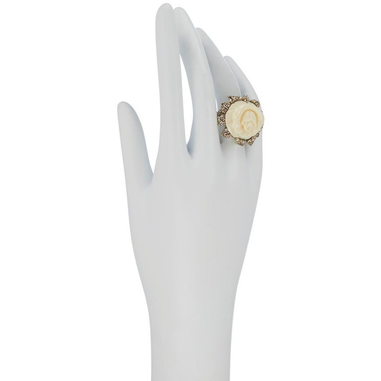 Heidi Daus Premier Rose Crystal Accented Ring For Sale at 1stDibs