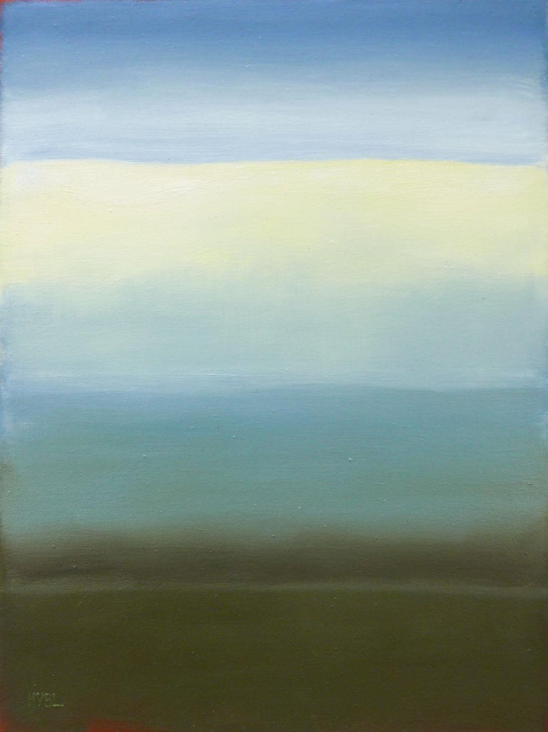 Heidi Hybl - Calm Sea, Abstract Oil Painting For Sale at 1stDibs