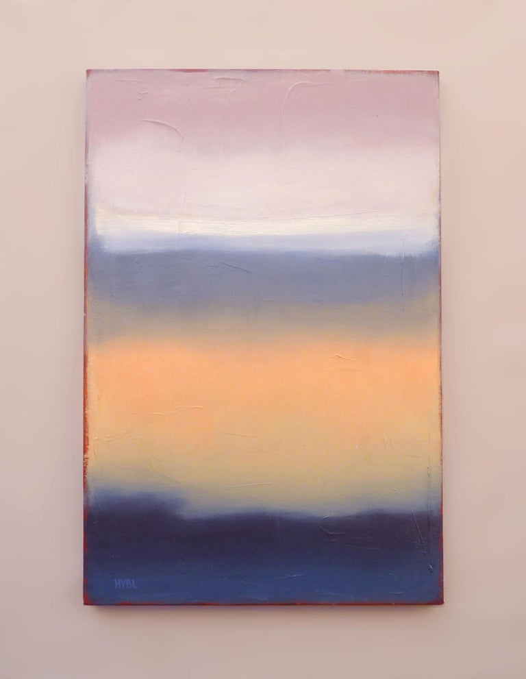 Heidi Hybl - Lavender Sky, Abstract Oil Painting For Sale at 1stDibs