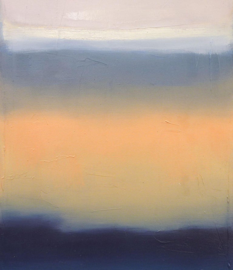 Heidi Hybl - Lavender Sky, Abstract Oil Painting For Sale at 1stDibs