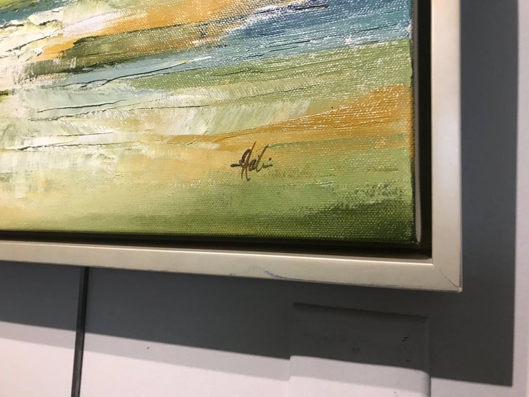 Heidi Kirschner - 'A Place to Rest' Petite Framed Abstract Painting For ...