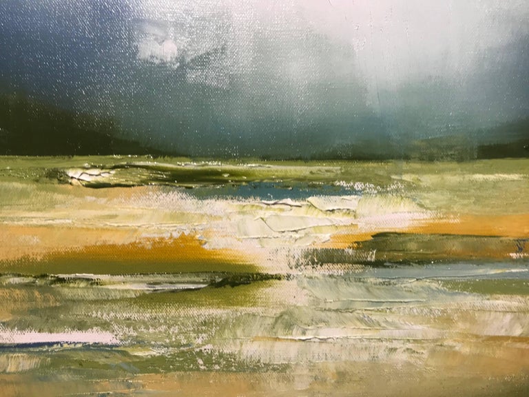 Heidi Kirschner - 'A Place to Rest' Petite Framed Abstract Painting For ...