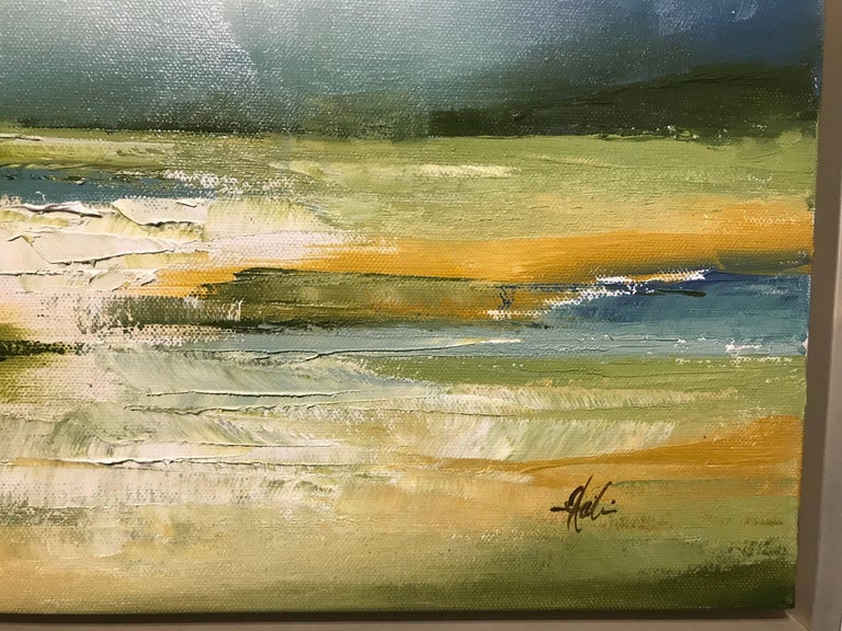 Heidi Kirschner - 'A Place to Rest' Petite Framed Abstract Painting For ...