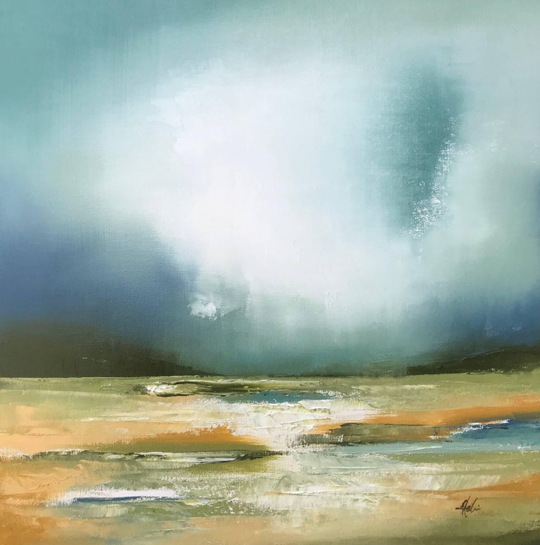 Heidi Kirschner - 'A Place to Rest' Petite Framed Abstract Painting For ...