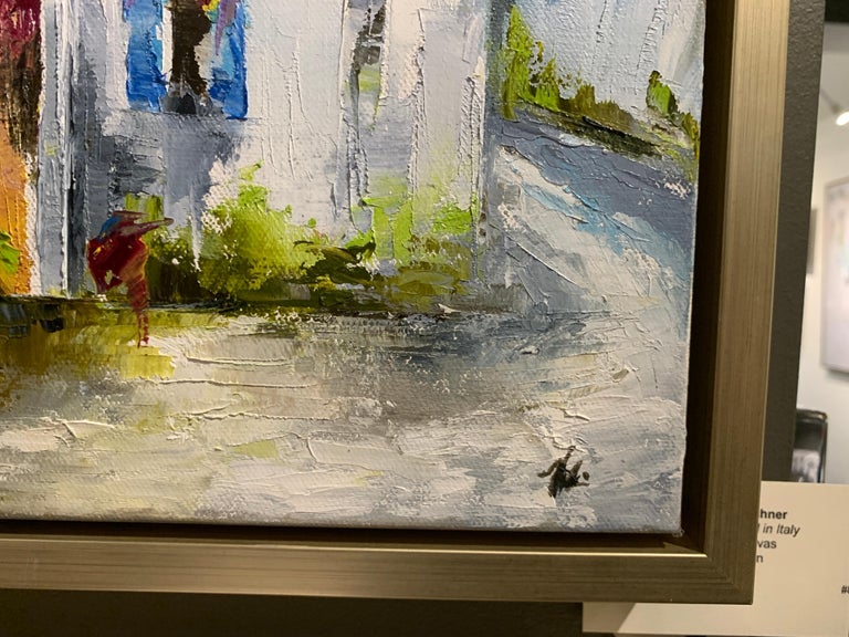 Heidi Kirschner - Morning Stroll in Italy by Heidi Kirschner, Blue and ...