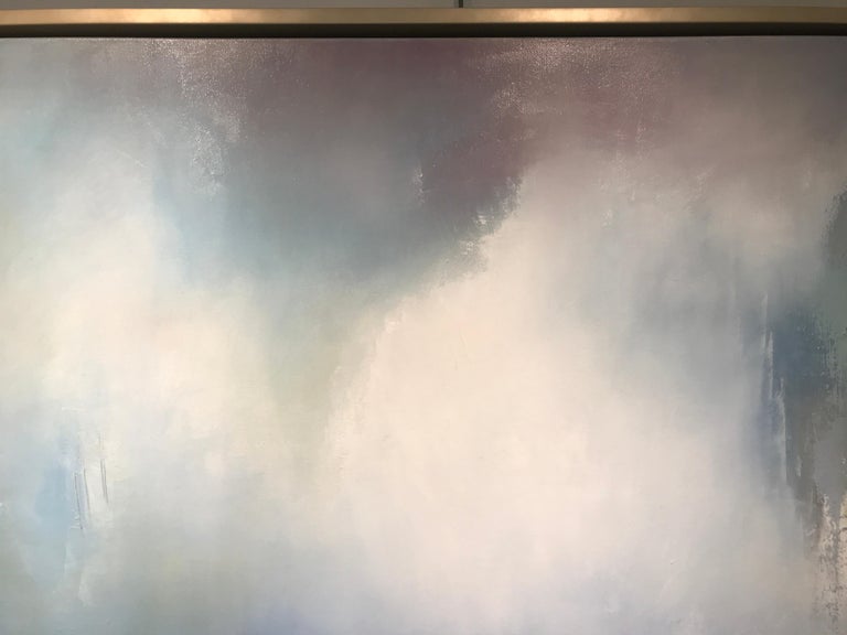 Heidi Kirschner - Shimmering Harbor by Heidi Kirschner, Square Abstract ...