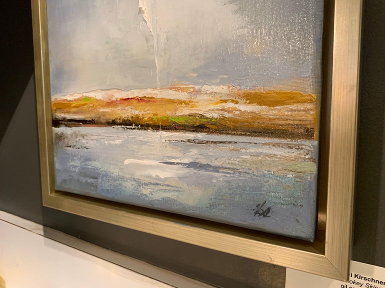 Heidi Kirschner - Smokey Skies, Heidi Kirschner Oil on Canvas Landscape ...