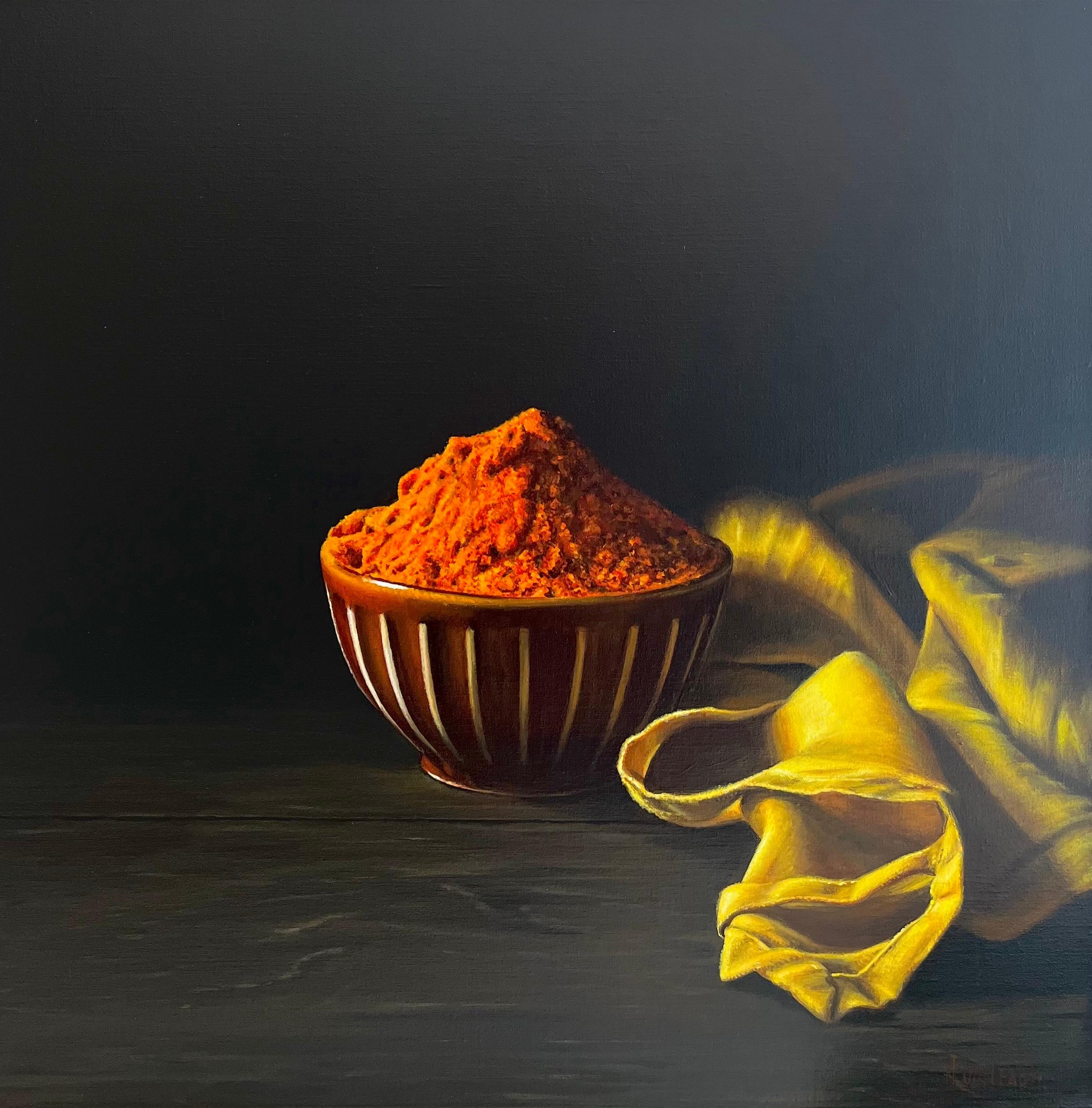 Heidi von Faber - Olive oil and eggs-original modern still life realism ...