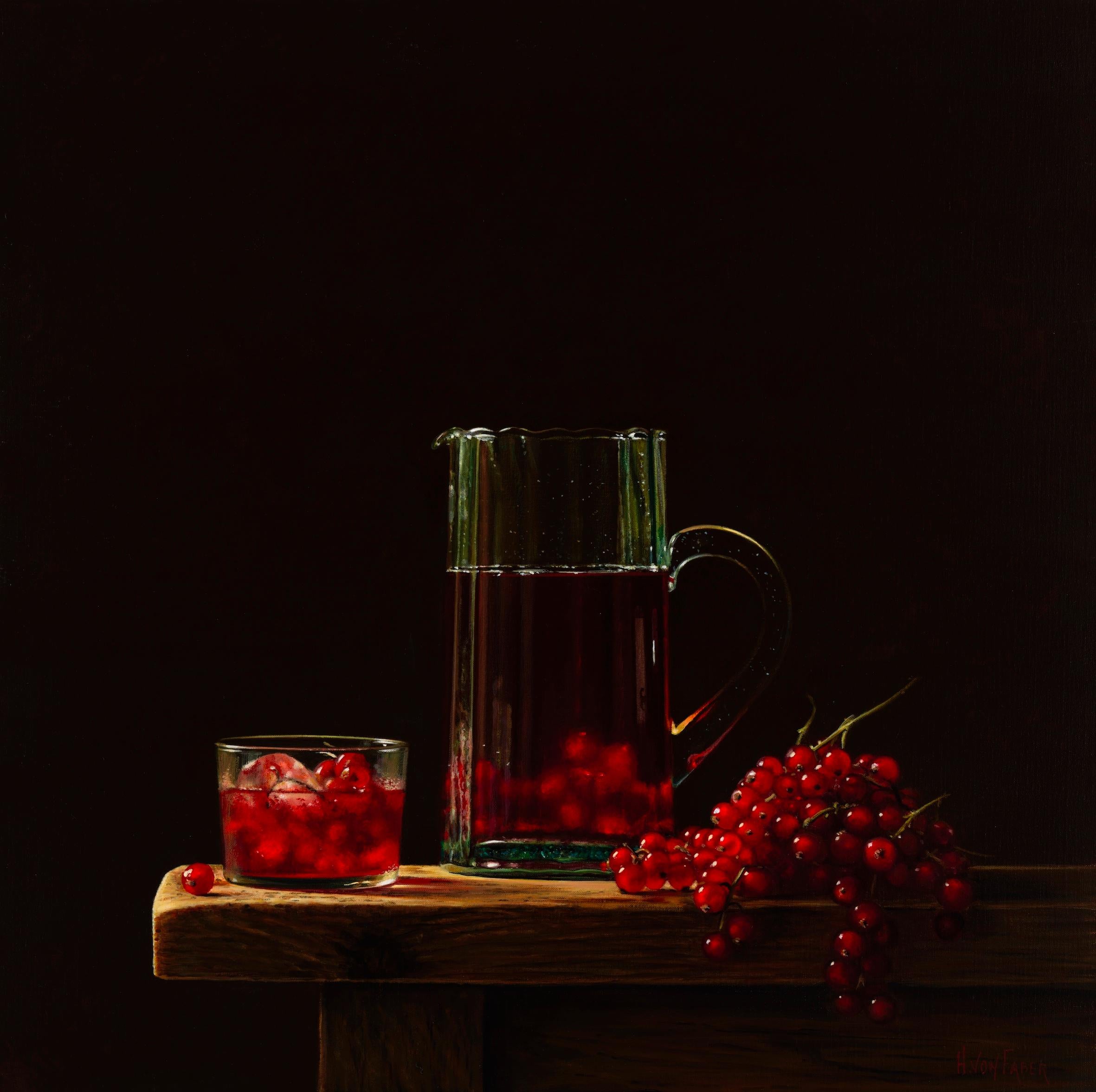 Heidi von Faber - Red Currants and Jug - original realism still life ...