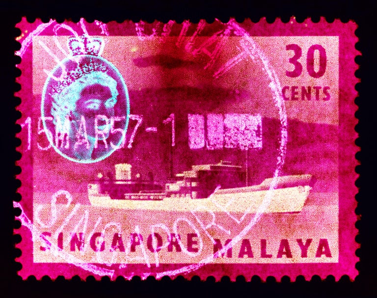 Heidler & Heeps - Singapore Stamp Collection, 30 Cents QEII Oil Tanker ...