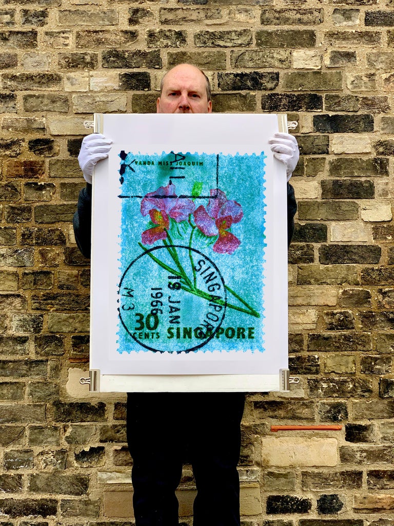 Heidler & Heeps - Singapore Stamp Collection, 30c Singapore Orchid Blue ...