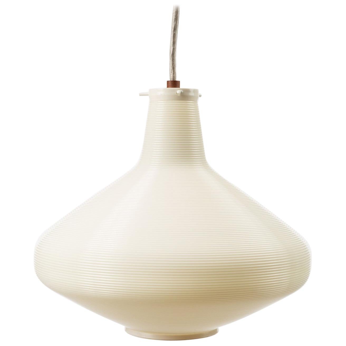 Set of three Large Pendant Lights by Rotaflex for Heifetz, 1950s For ...