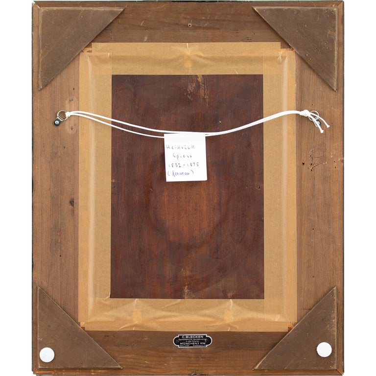 Heinrich Spiess - Heinrich Spiess, The Love Letter, Oil Painting For ...