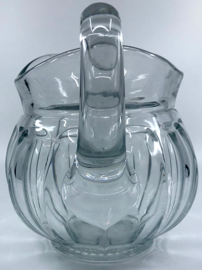 Paneled American glass pitcher For Sale at 1stDibs | heisey glass pitcher