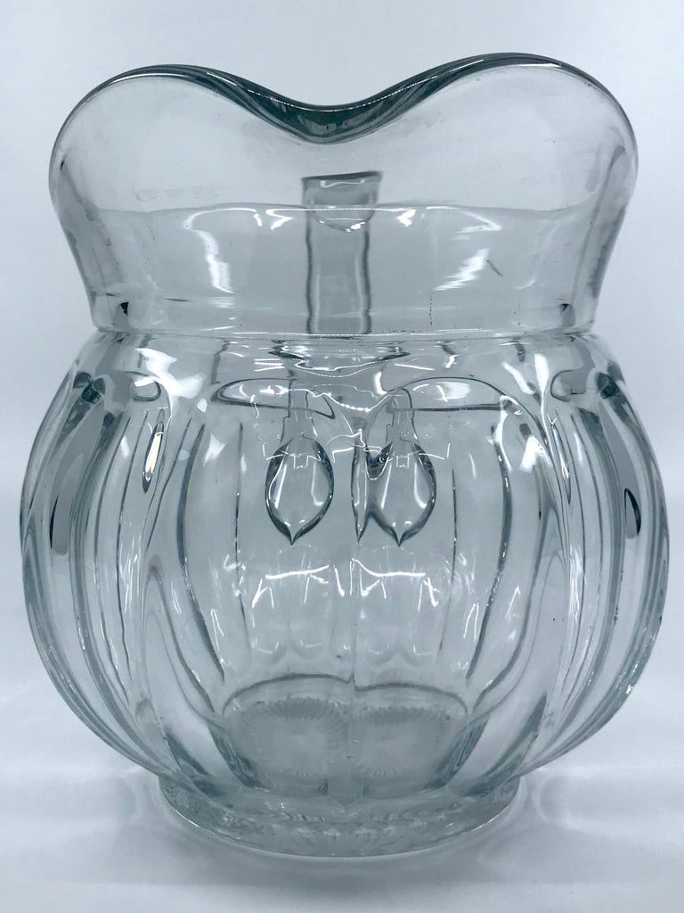 Paneled American glass pitcher For Sale at 1stDibs | heisey glass pitcher