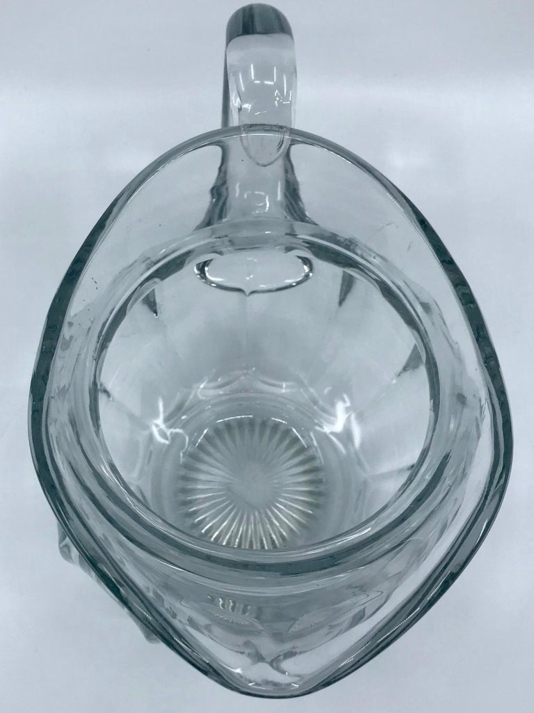 Paneled American glass pitcher For Sale at 1stDibs | heisey glass pitcher