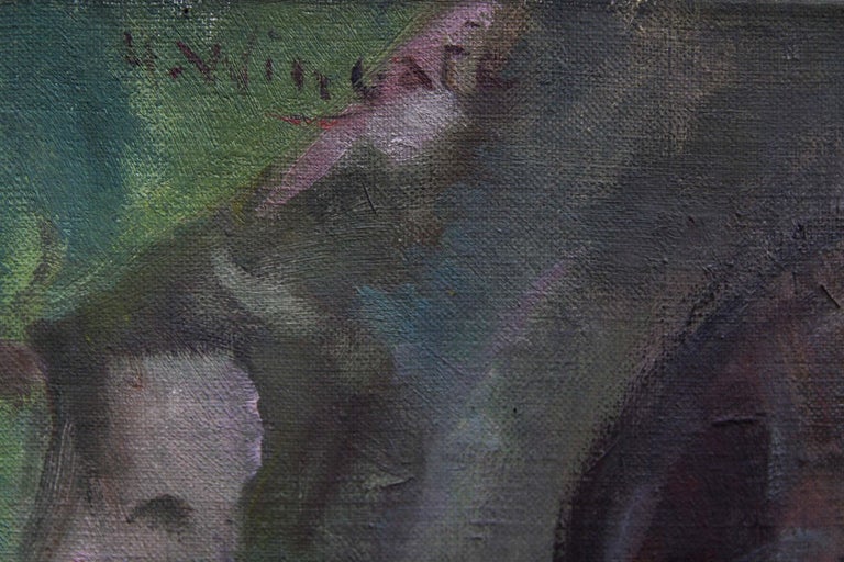 Helen Ainslie Wingate - Girl in Pink - Scottish 1920's Impressionist ...