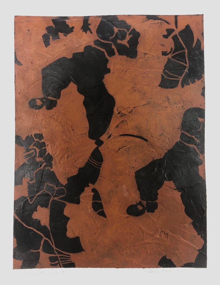 Helen Bellaver - Configuration Series 5 - Abstract Expressionist Mixed ...