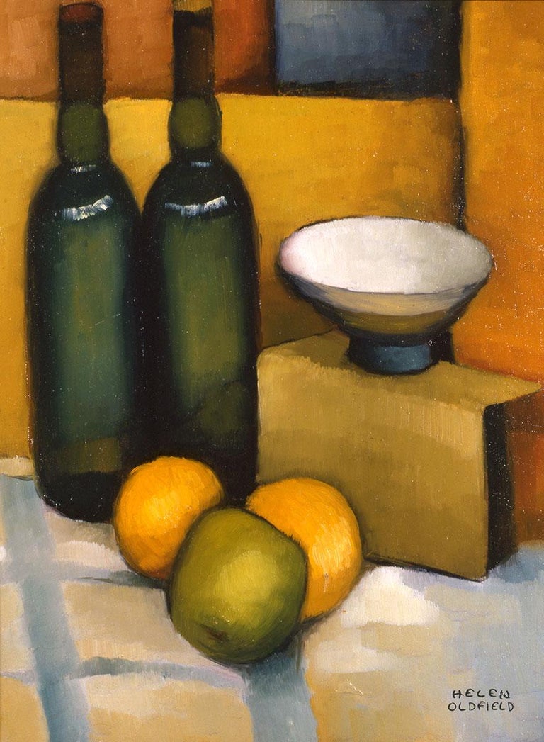 Helen Clark Oldfield - "Two Bottles" American Scene Realism Mid 20th ...
