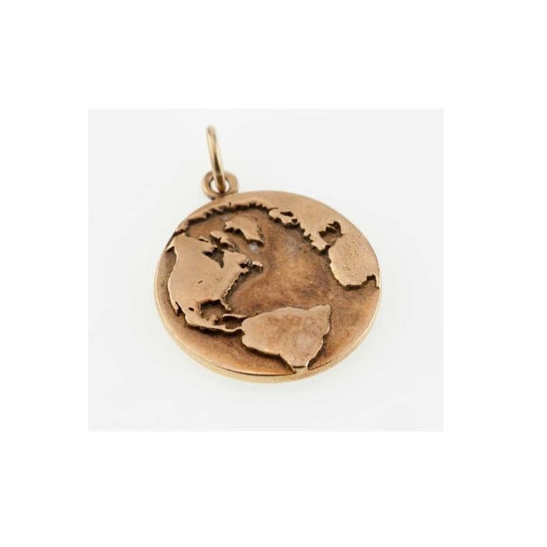 Helen Ficalora 14k Yellow Gold "Protect Mother Earth" Charm For Sale at ...