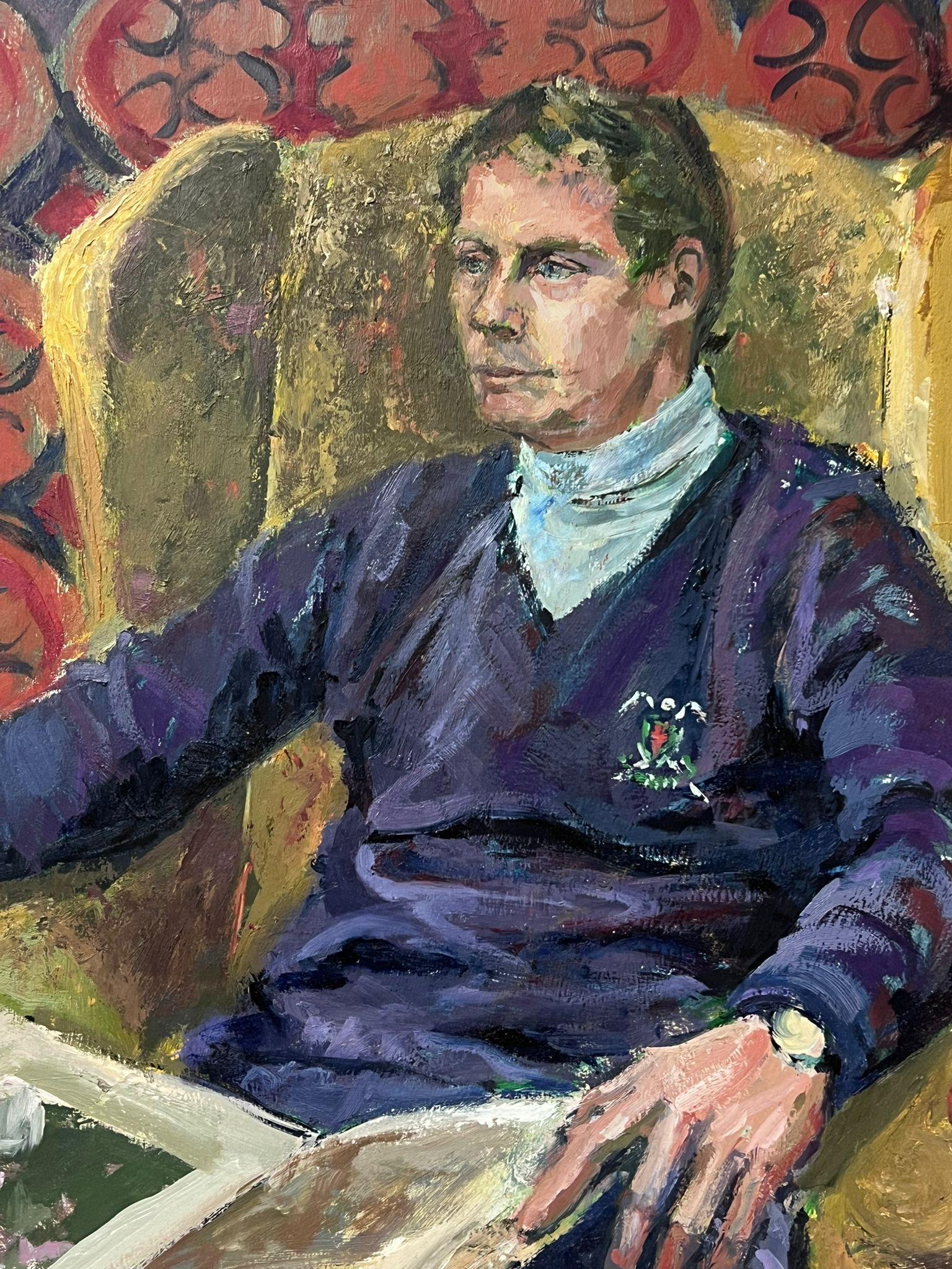 Helen Greenfield - 20th Century British Modernist Portrait of Man ...