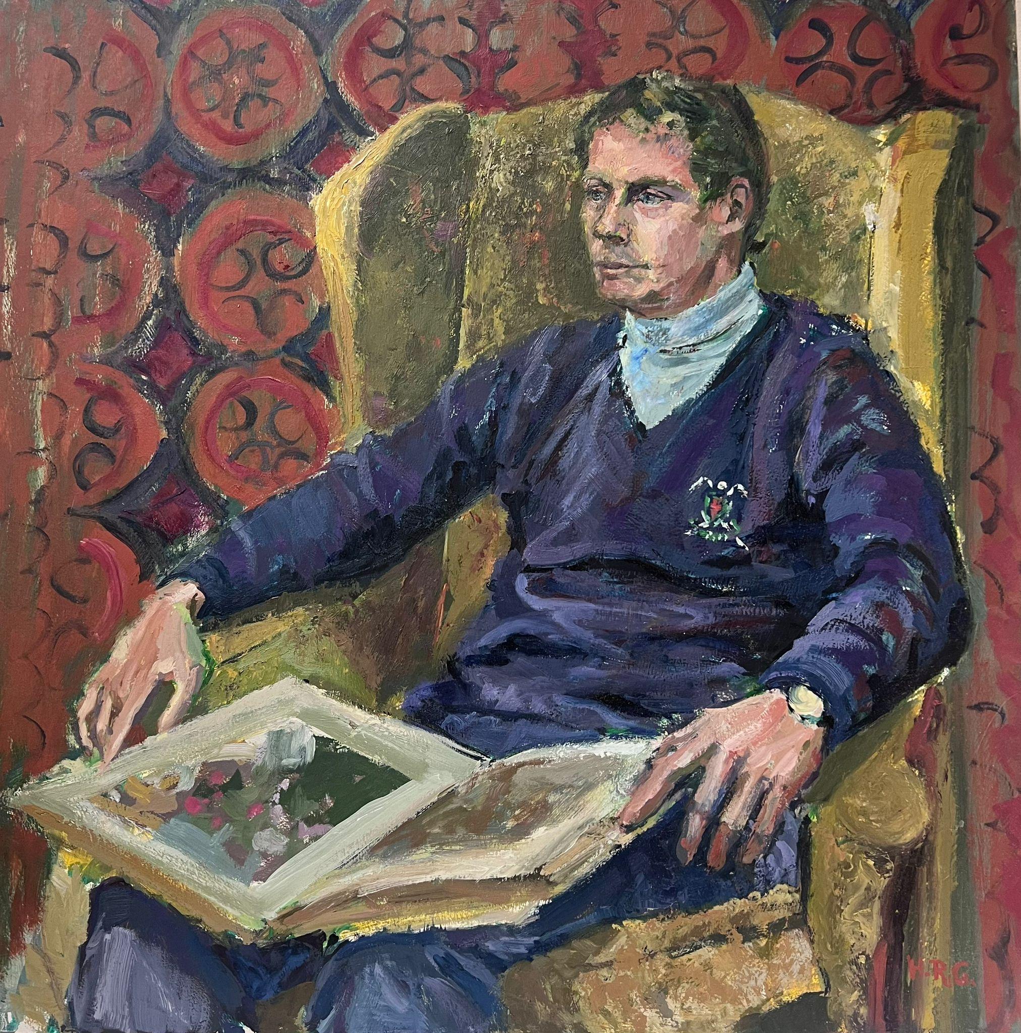 Helen Greenfield - 20th Century British Modernist Portrait of Man ...