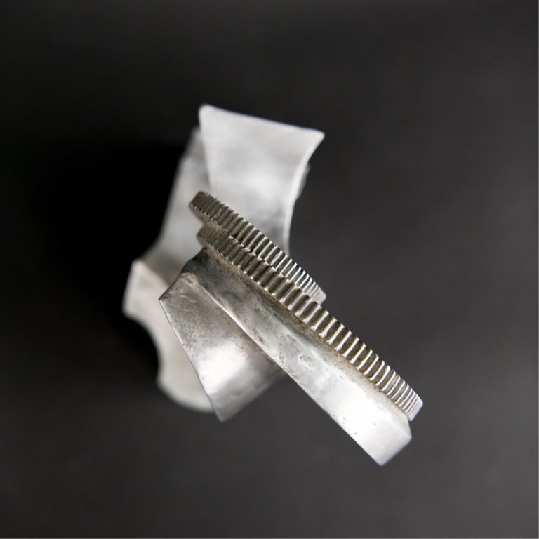 Helen Hosking 1980 Aluminium Machine Age Sculpture For Sale at 1stDibs