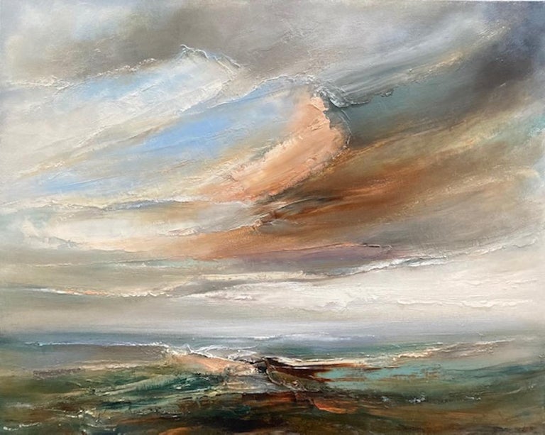 Helen Howells - Foraging for Seaweed, Helen Howells, Landscape painting ...