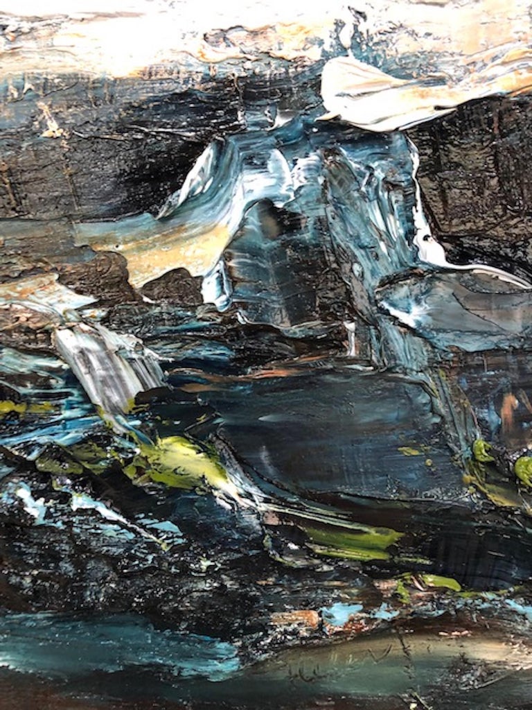 Helen Howells - Helen Howells, Light across the Estuary, Original Oil ...