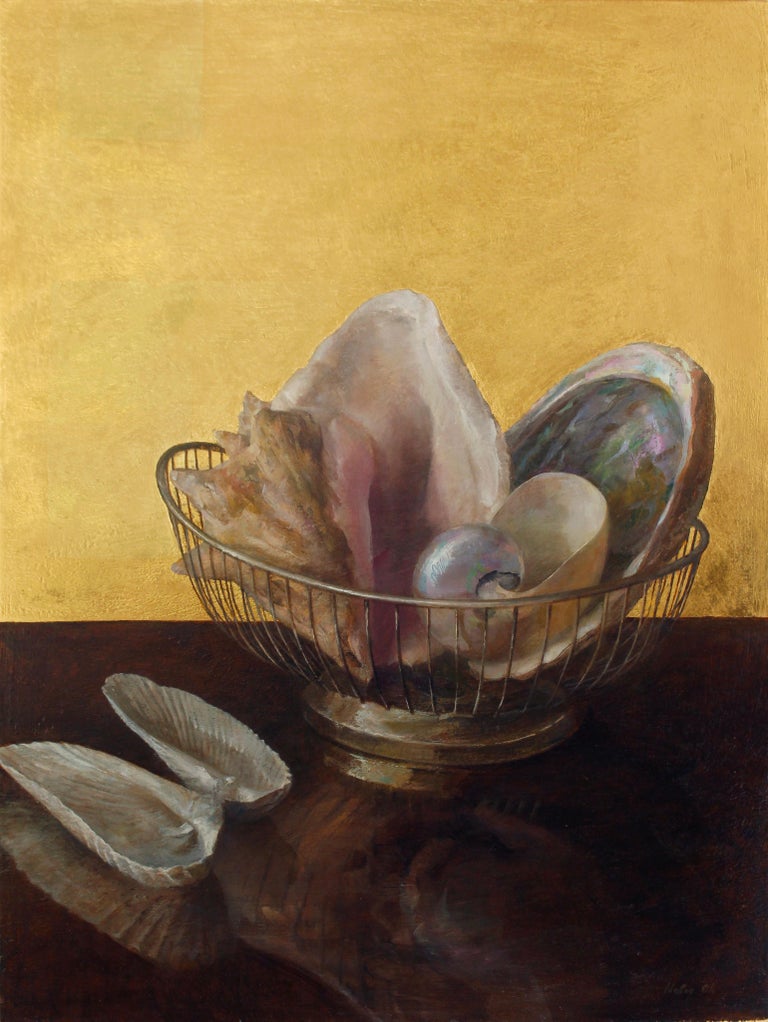 Helen Oh - Still Life with Angel Wing Shells - Shell Collection w/ 23K ...